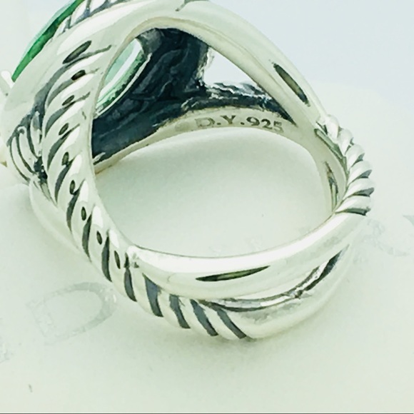 David Yurman | Jewelry | David Yurman Infinity Ring Silver Prasiolite ...